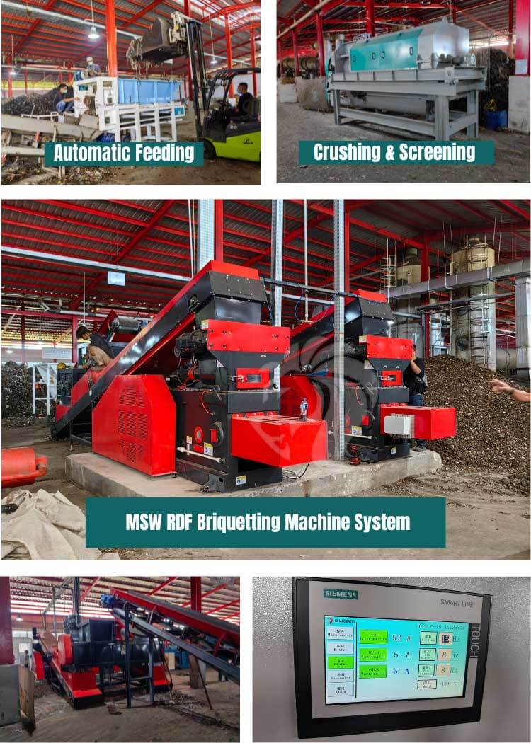 MSW WASTE TO ENERGY SOLUTION MSW RDF WASTE PLASTIC BRIQUETTE & PELLET ...